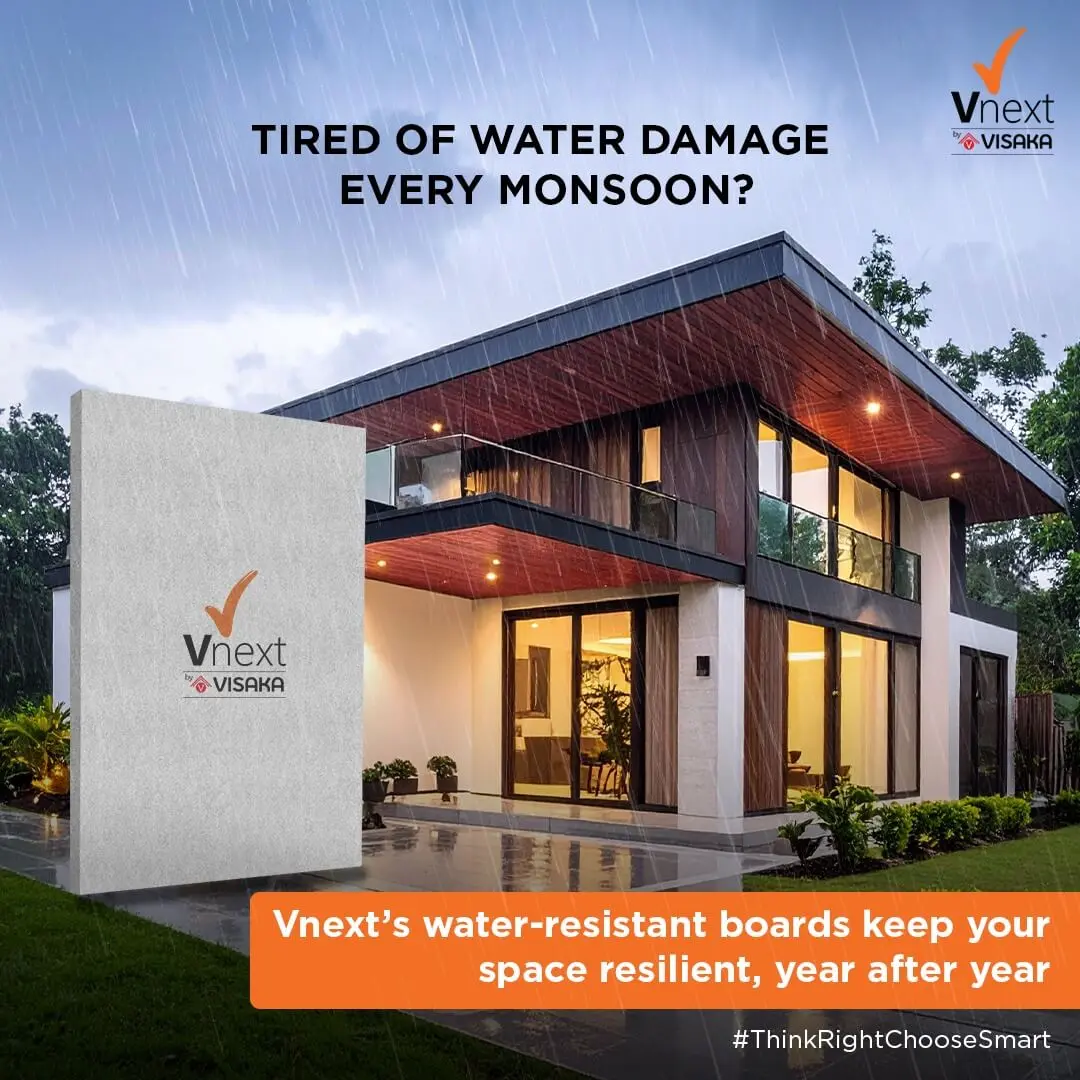 Visaka Vnext Cement Board- 12mm- 8ftx4ft | GHARABANAO.COM